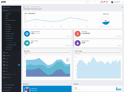 Landing | Admin - Responsive HTML5 Template